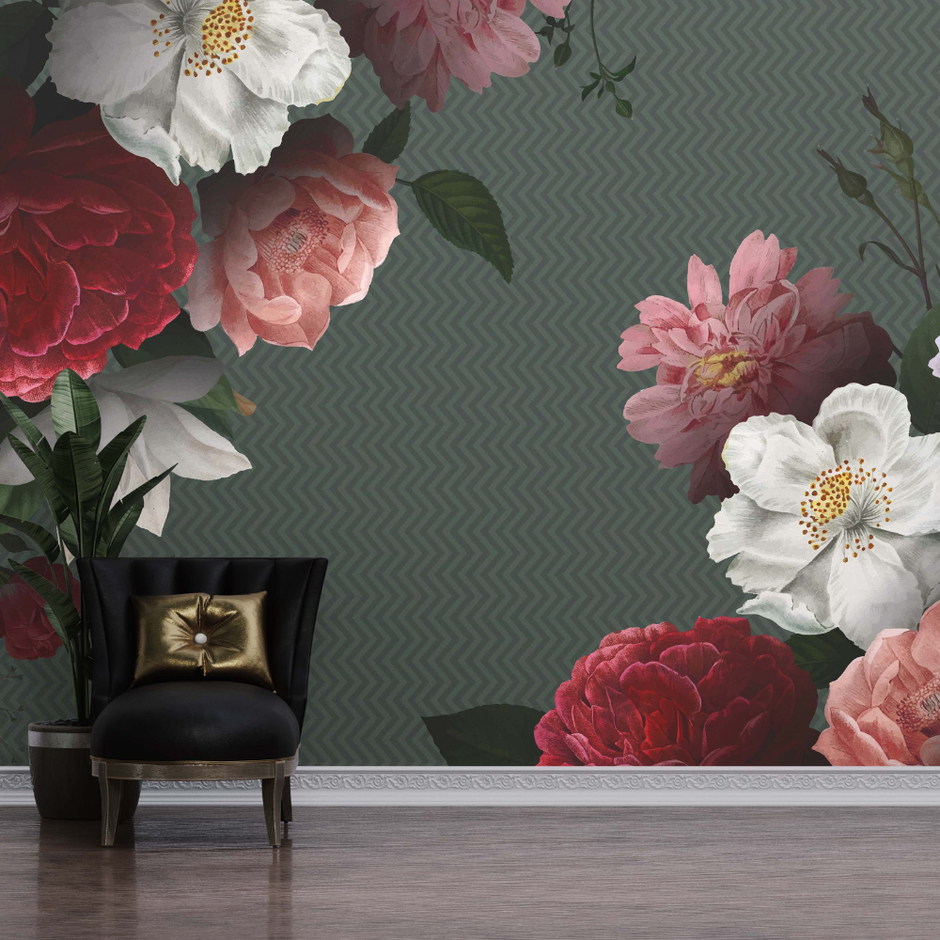 Floral Pattern Wallpaper | Red Floral Wallpaper for Walls – Page 2