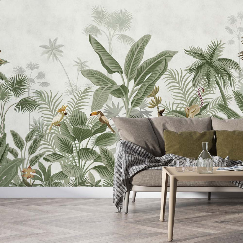 Perched Paradise | Tropical | Wallpaper Mural | Digital Walls