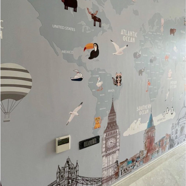 Cute World Map wallpaper