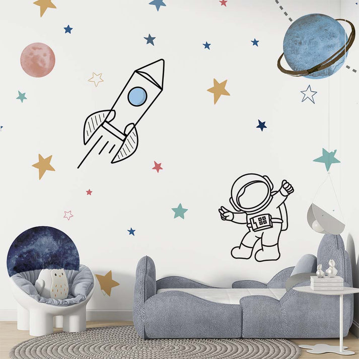Gravity | Kids Wallpaper | Wallpaper Mural | Digital Walls