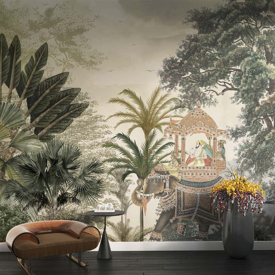 Heritage Wallpaper & traditional Wall Murals for Living Room