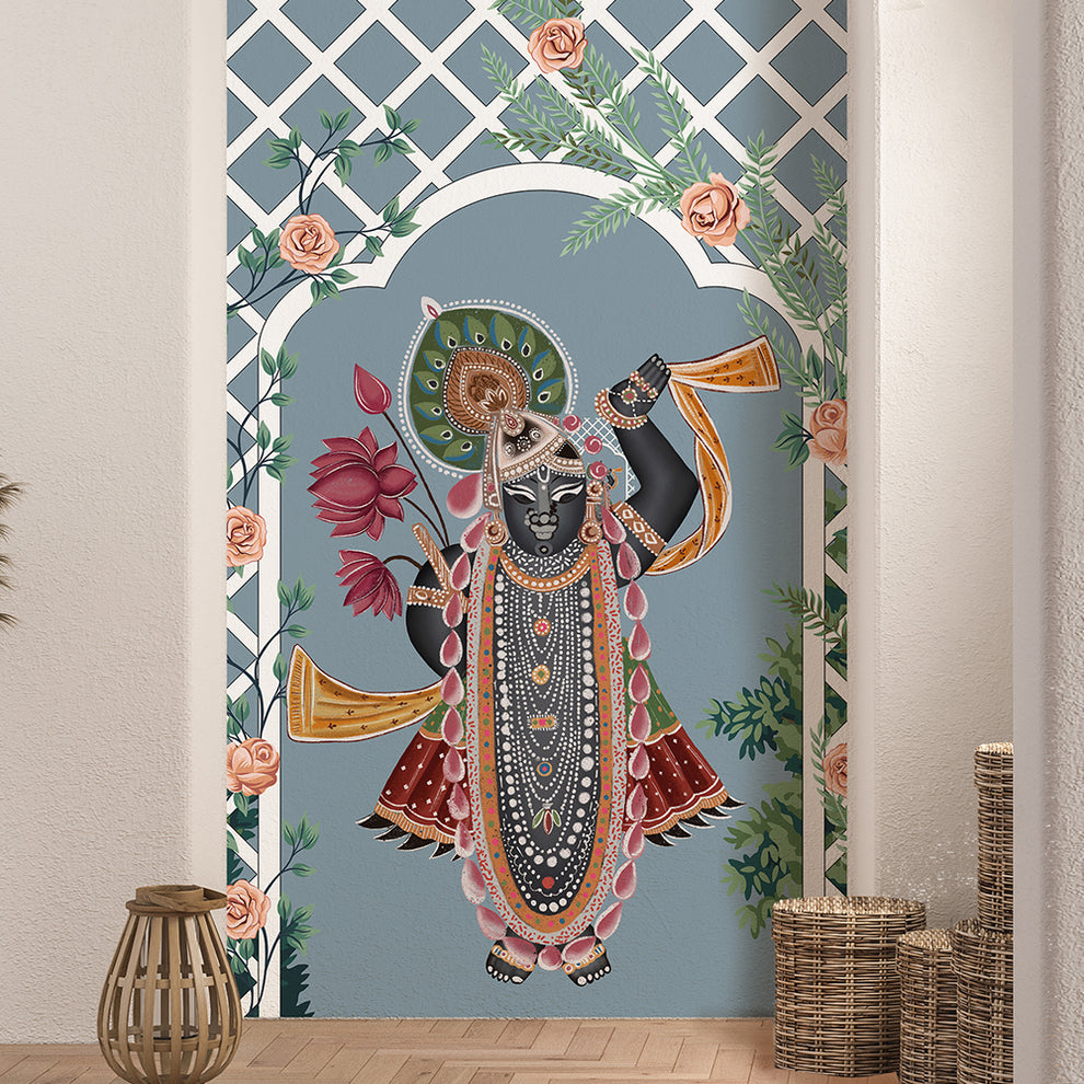 Krishnas Vrindavan | Indian Temples | Wallpaper Mural | Digital Walls